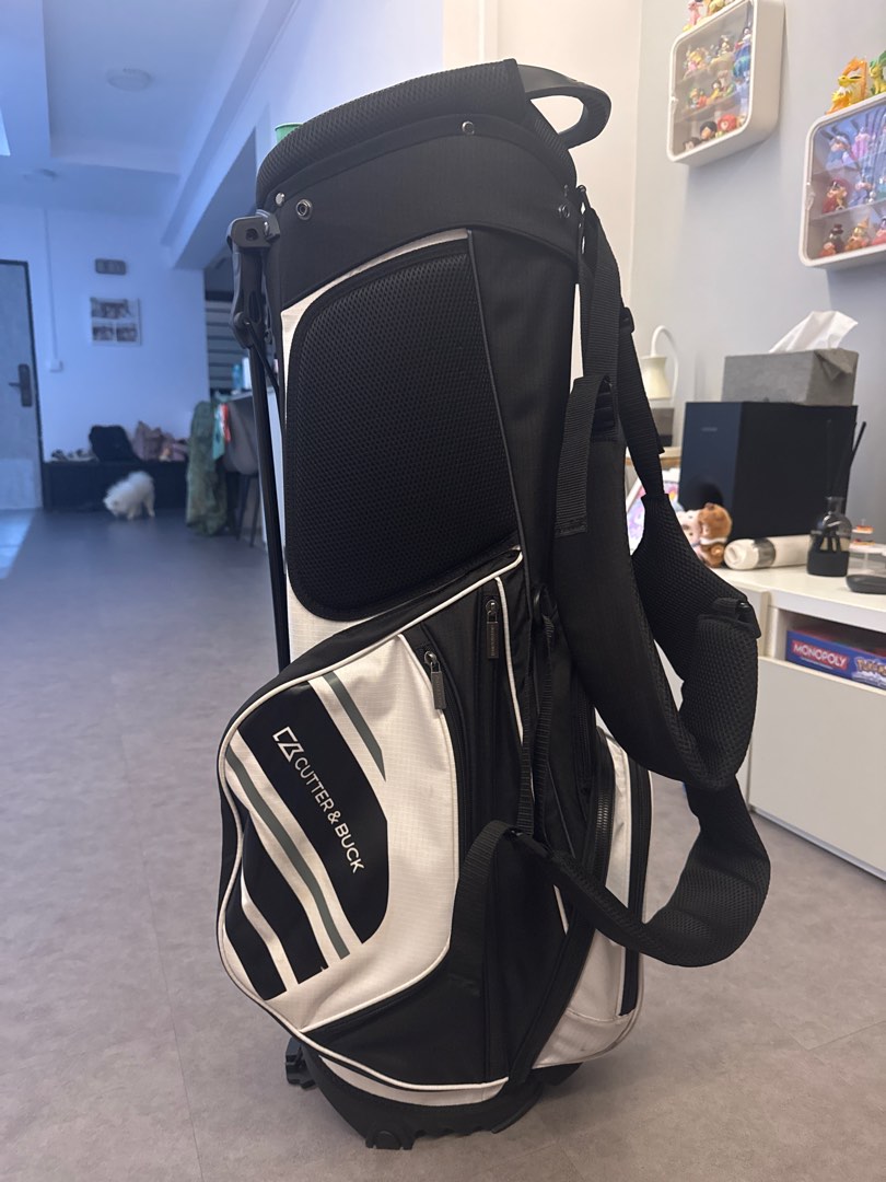 Cutter & Buck Golf Bag - Black and White, Sports Equipment, Sports ...