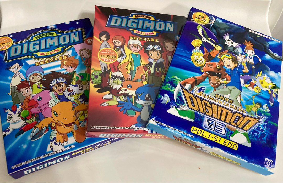 Digimon trilogy series dvd original, Hobbies & Toys, Music & Media, CDs ...