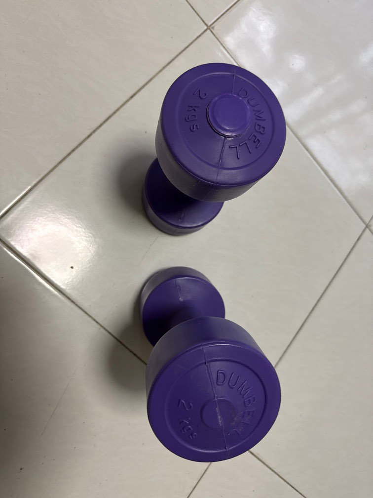 Dumbbell 2KG x 2, Sports Equipment, Exercise & Fitness, Weights & Dumbbells on Carousell