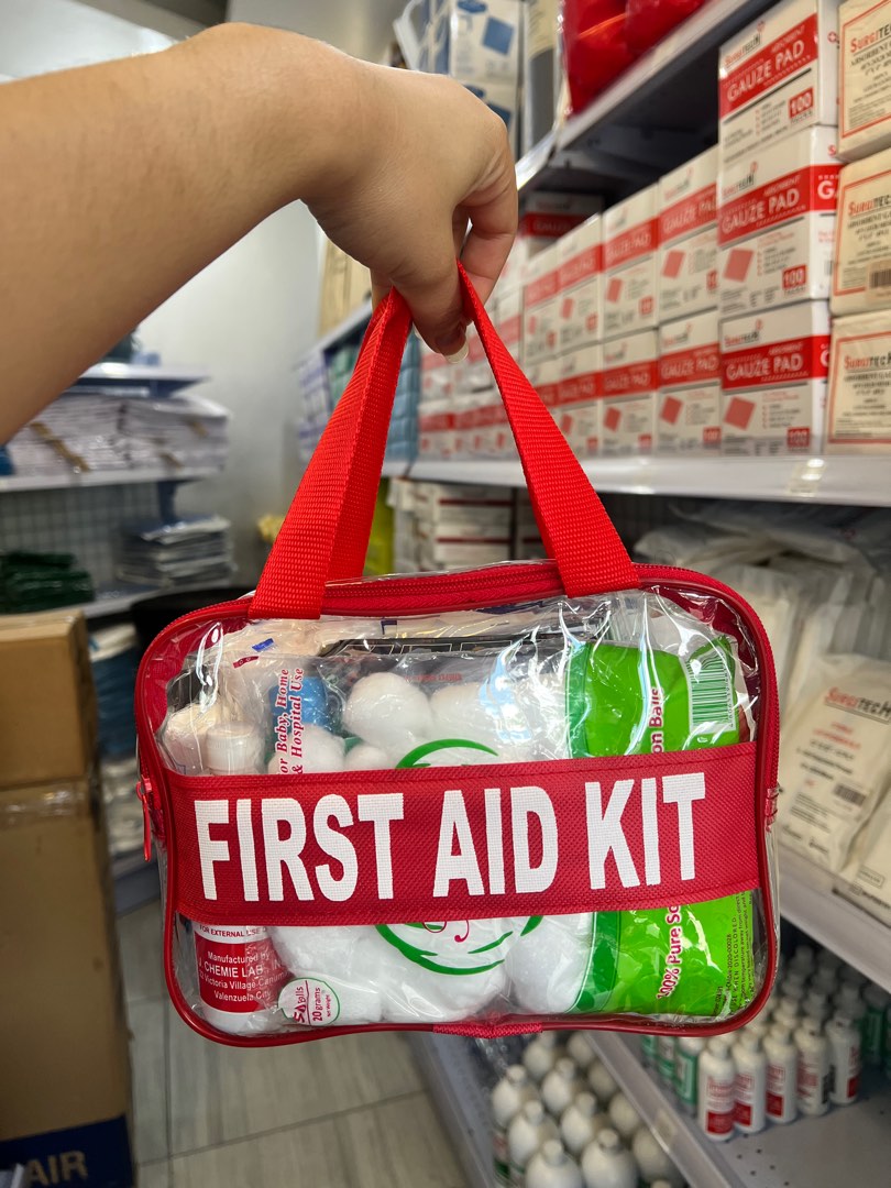 FIRST AID KIT WITH INCLUSIONS, Health & Nutrition, Medical Supplies ...