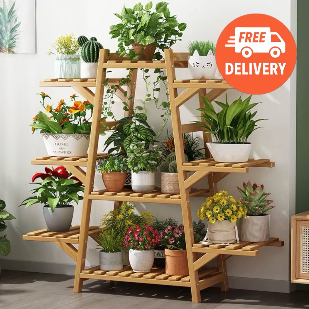 [FREE DELIVERY] Plant Rack Flower Shelf | Multi-Tier Plant Pot Rack ...