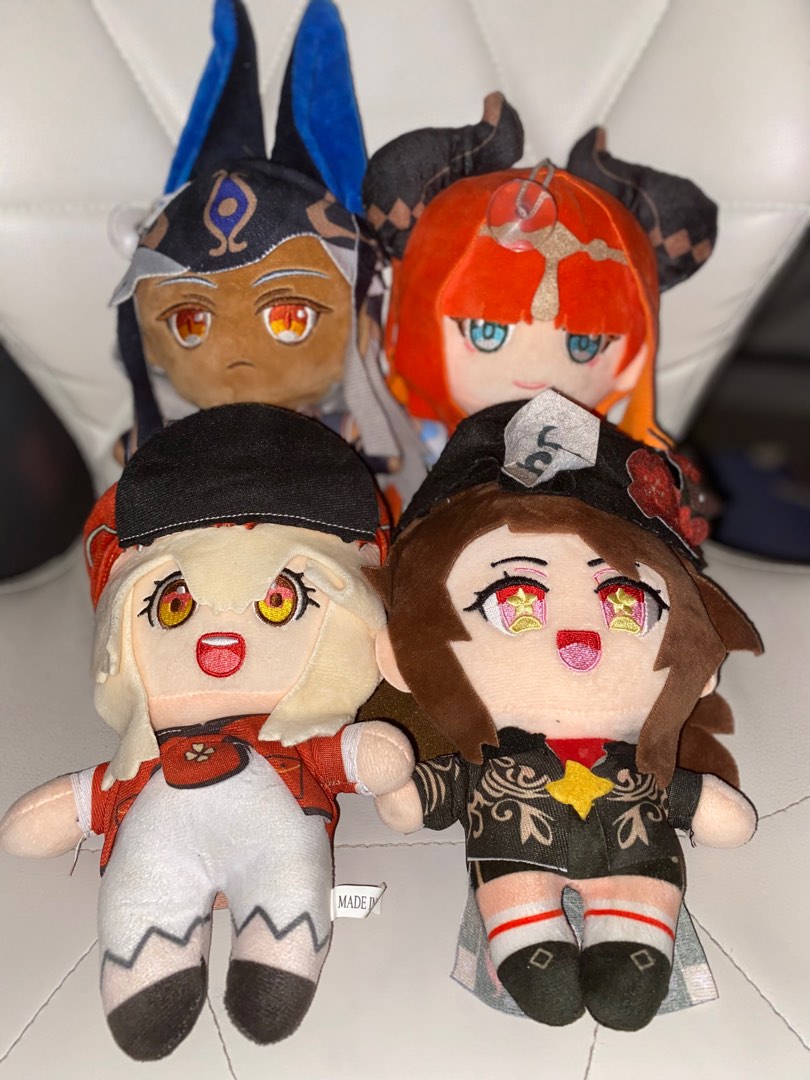 Genshin Impact Plush Plushie cyno nilou klee hutao, Hobbies & Toys ...