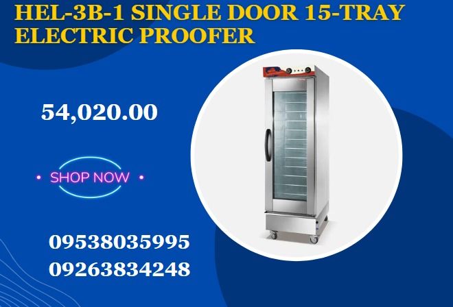 HEL-3B-1 Single Door 15-Tray Electric Proofer, Everything Else, Others ...