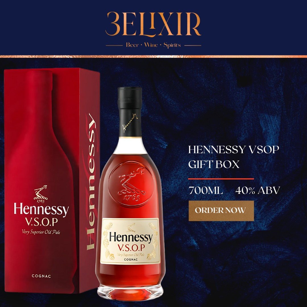 Hennessy VSOP Giftbox 700ML, Food & Drinks, Alcoholic Beverages on ...