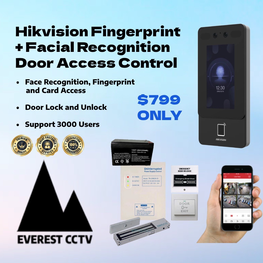Hikvision Door Access Control with Face Recognition - Analog IP POE ...