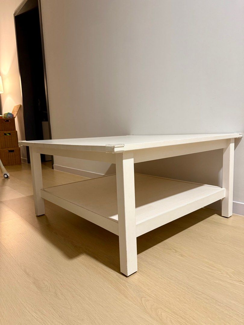 Ikea Hemnes Coffee Table (White), Furniture & Home Living, Furniture ...