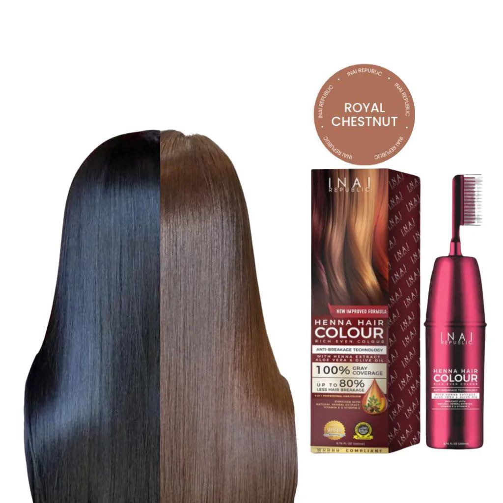 Inai Republic (Royal Chestnut), Beauty & Personal Care, Hair Products ...
