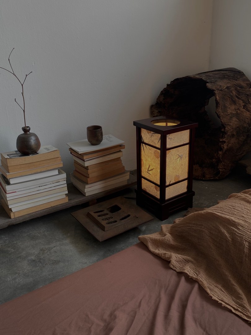 Japanese Andon / Shoji Paper Lamp, Furniture & Home Living, Lighting ...