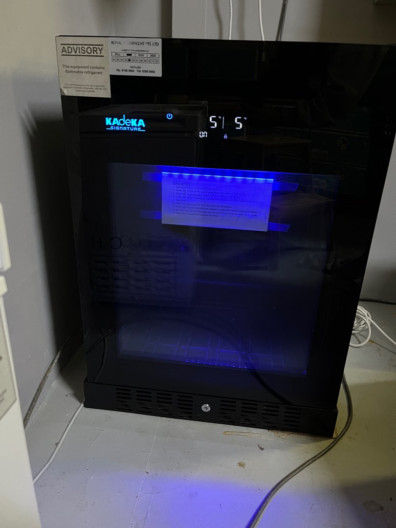 Kadeka Signature wine chiller fridge, TV & Home Appliances, Electrical ...