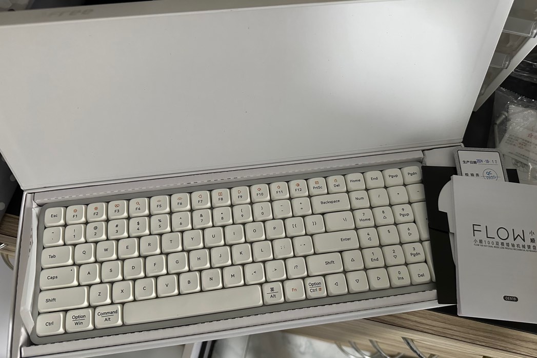 Lofree Flow 100-Key Dual Mode Low-Profile Mechanical Keyboard ...