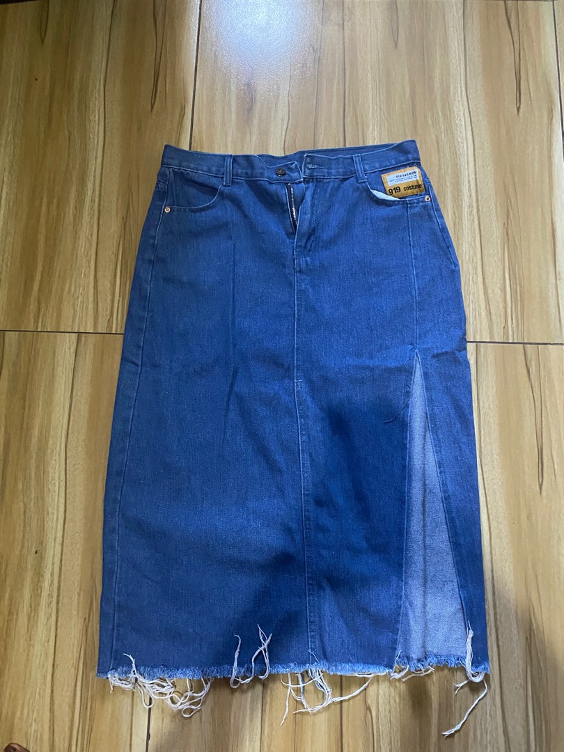 Long Palda with slit, Women's Fashion, Bottoms, Skirts on Carousell