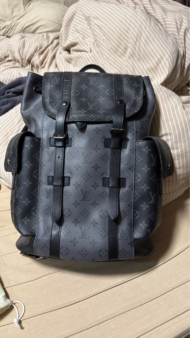 Louis Vuitton Christopher PM Backpack Monogram Eclipse - Good Condition ...