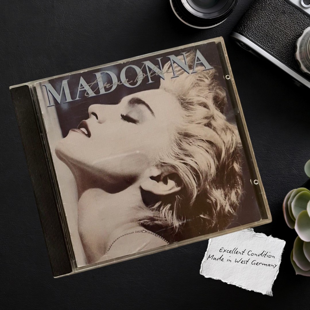 Madonna True Blue CD Original CDs Vintage Madonna CD, Hobbies & Toys ...