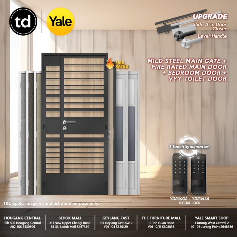 Main Door/ Mild Steel Gate/ Bedroom Door/ Toilet Door/ Yale/ Digital ...