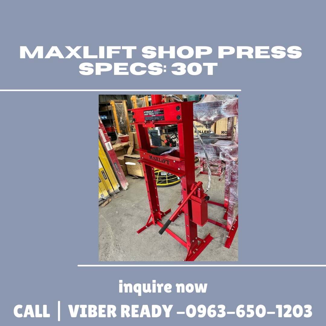 maxlift shop press 30t, Furniture & Home Living, Furniture, Other Home ...
