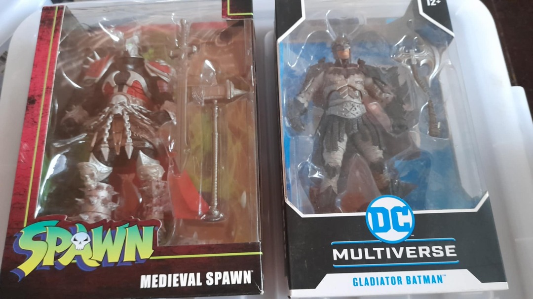 McF Medieval Spawn and Gladiator BATMAN set, Hobbies & Toys, Toys ...