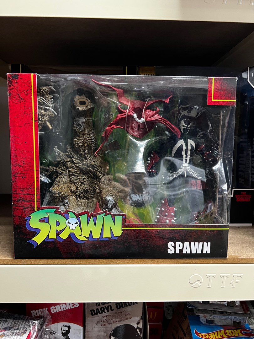 Mcfarlane Spawn on Throne, Hobbies & Toys, Toys & Games on Carousell