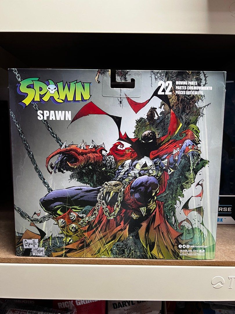 Mcfarlane Spawn on Throne, Hobbies & Toys, Toys & Games on Carousell