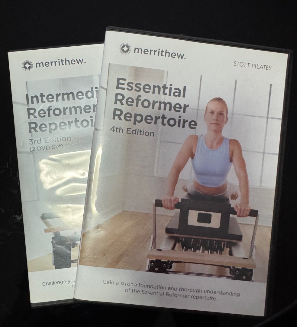 Merrithew Stott Pilates Essential and Intermediate Reformer DVDs ...