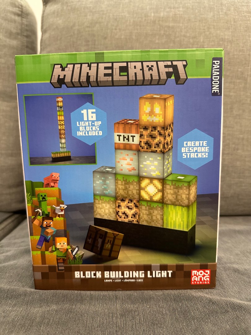 Minecraft block building light, 興趣及遊戲, 玩具 & 遊戲類 - Carousell