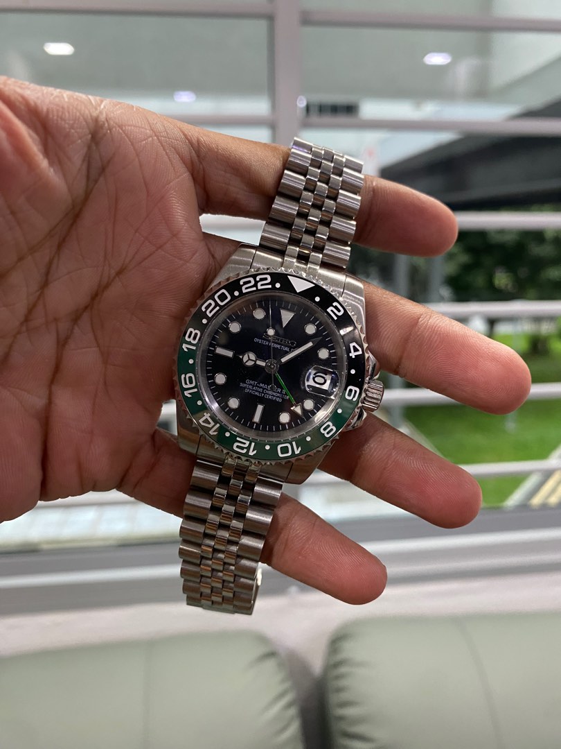 (Mod) Seiko GMT Master ii Sprite, Luxury, Watches on Carousell