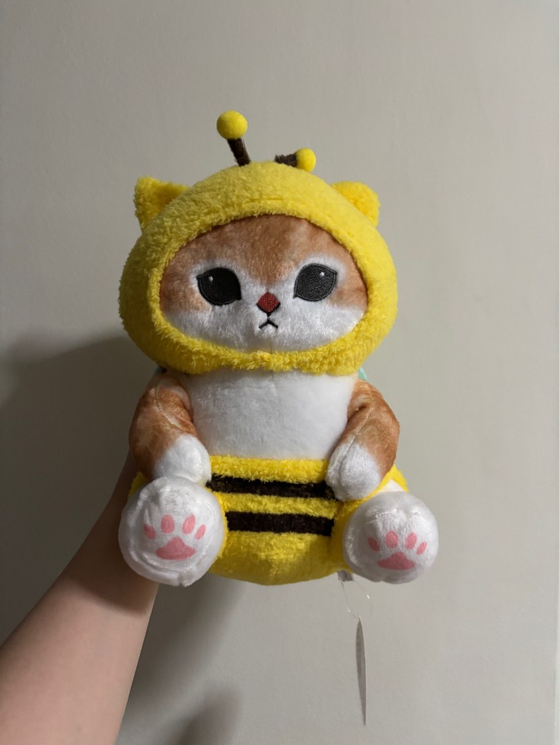 Mofusand Honey Bee Nyan Plush Toy, Hobbies & Toys, Toys & Games on Carousell