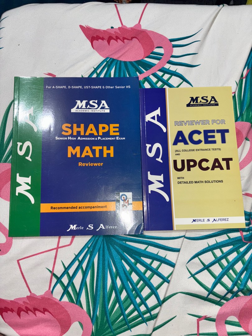 MSA REVIEW BOOKS FOR SHS AND COLLEGE ENTRANCE EXAM, Hobbies & Toys ...