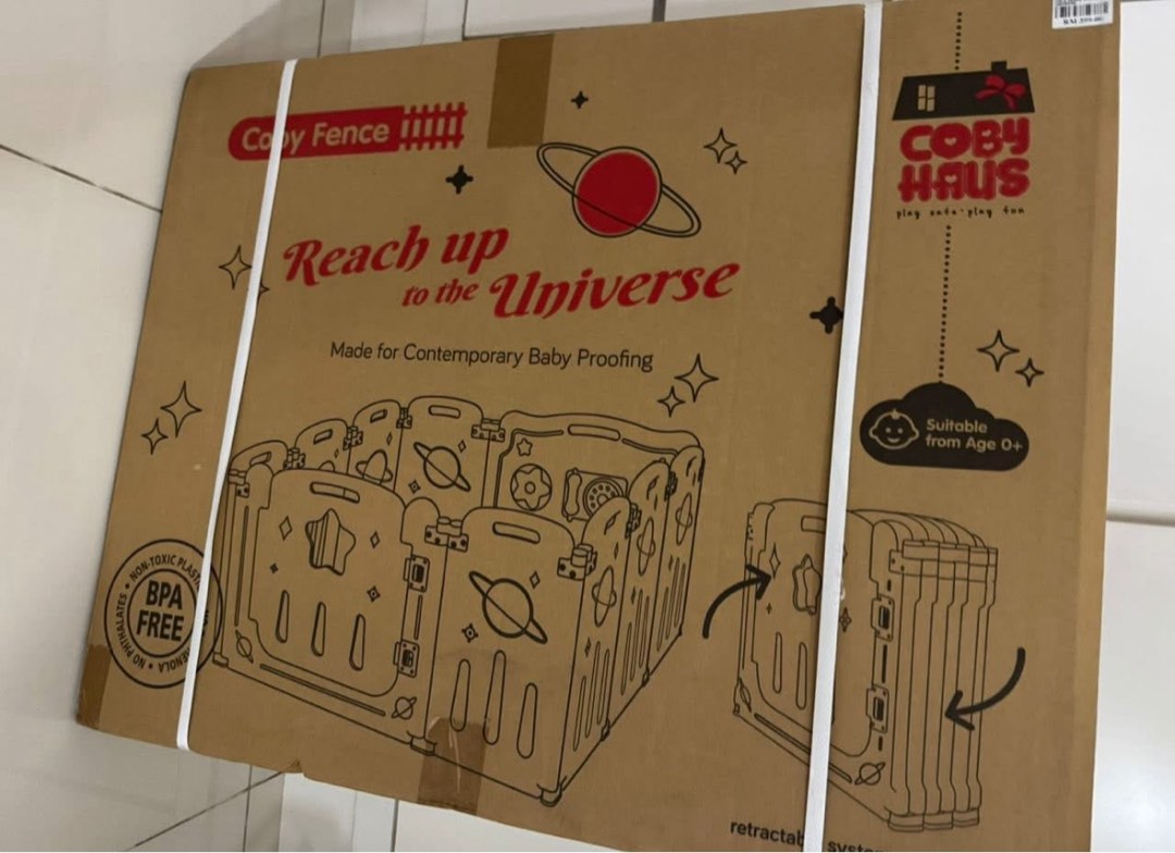 [NEW] Coby Haus Playmat Fence 8 panels + 2 activity doors clearance ...