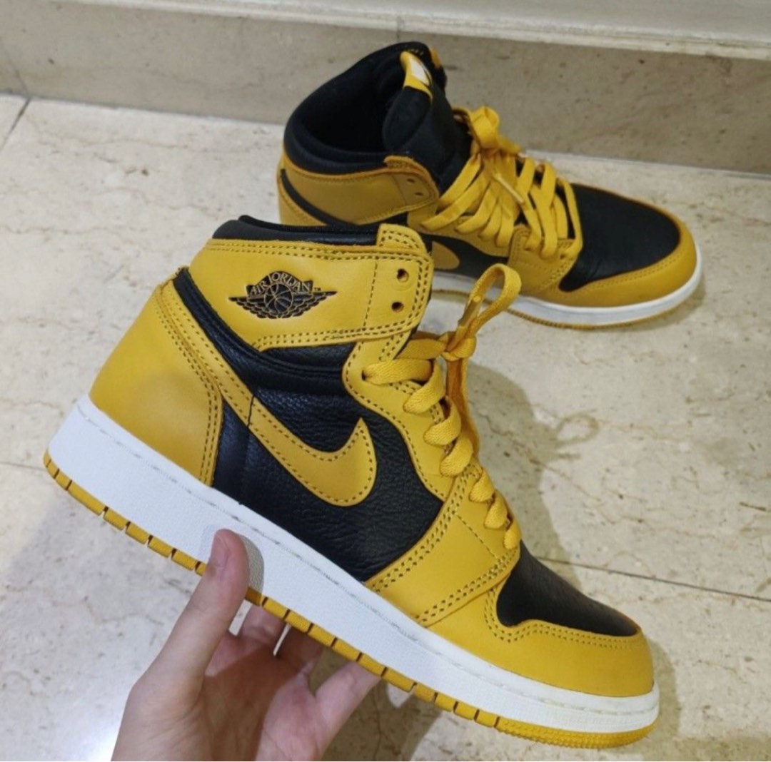 Nike Air Jordan 1 High Pollen GS, Luxury, Sneakers & Footwear on Carousell