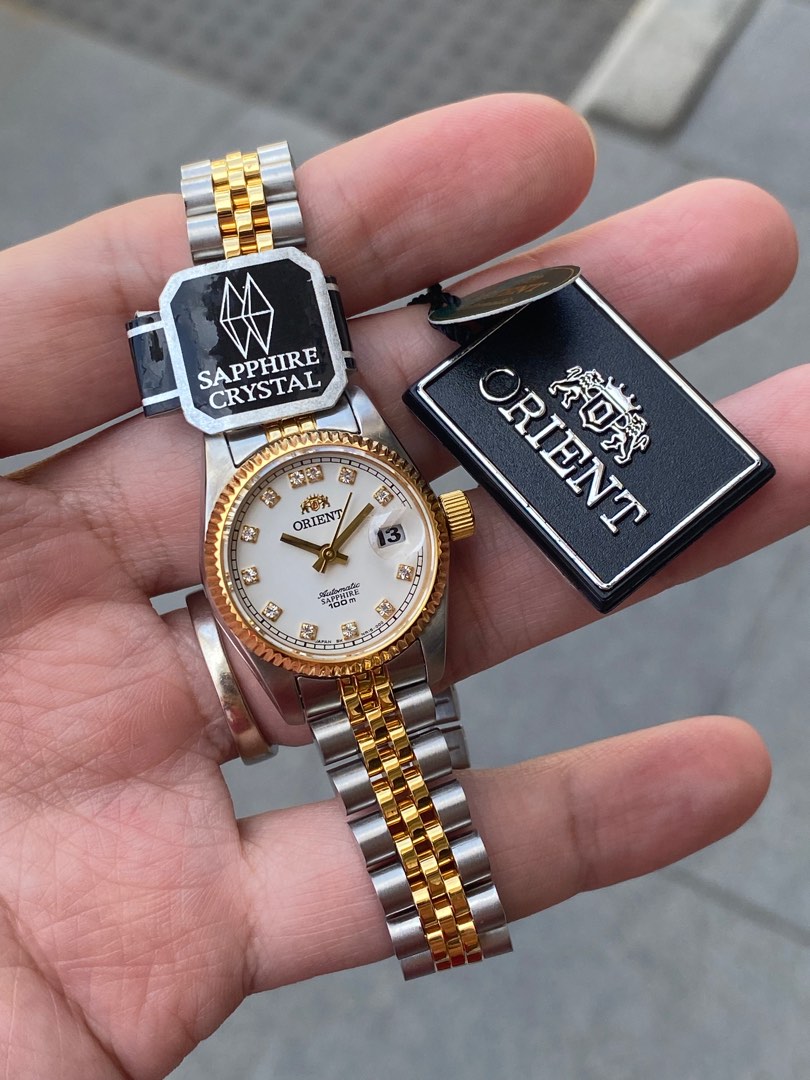 Rare Orient Datejust Fluted Bezel Sapphire New Old Stock, Women's ...