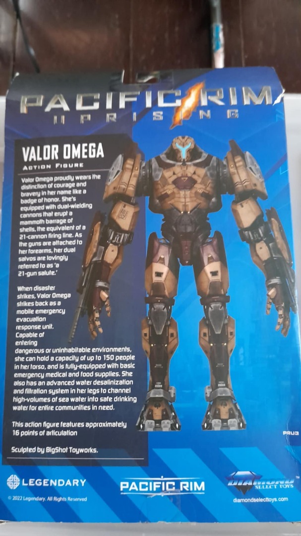 Pacific Rim Uprising VALOR OMEGA Diamond Select, Hobbies & Toys, Toys ...