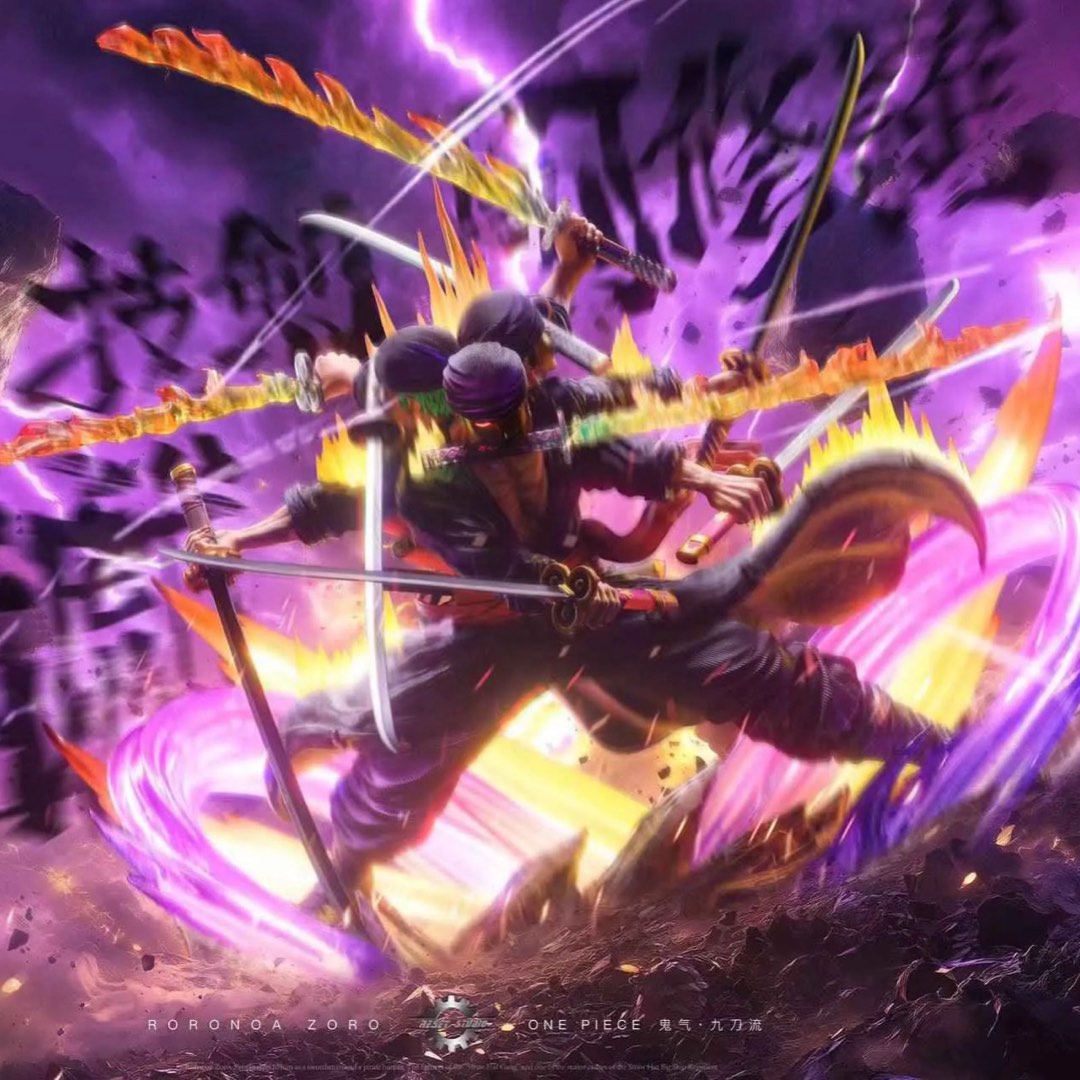 [PO] Reset Studio - One Piece Ashura Bakkei Moja no Tawamure Roronoa Zoro - StatuesGK [FREE ...