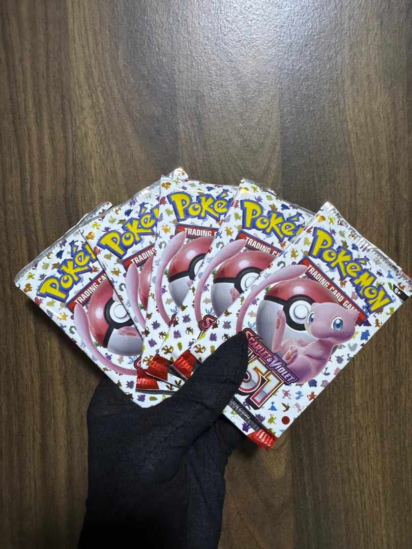 Pokemon 151 loose packs unweight, Hobbies & Toys, Toys & Games on Carousell