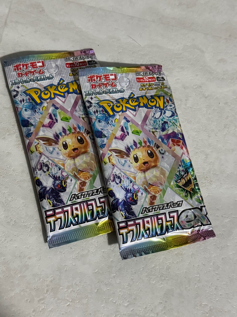 Pokemon TCG Japanese Eevee packs 2, Hobbies & Toys, Toys & Games on ...