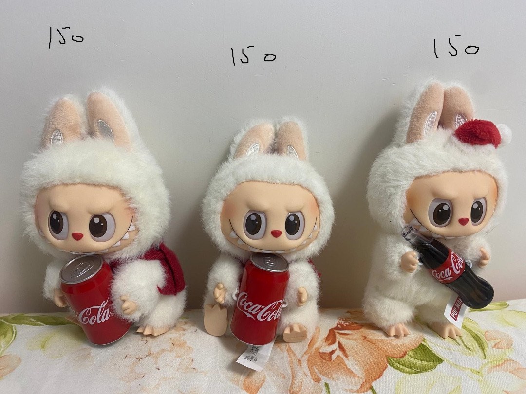 POP MART COCA-COLA LABUBU labubu 拉布布 可樂, 興趣及遊戲, 玩具 & 遊戲類 - Carousell