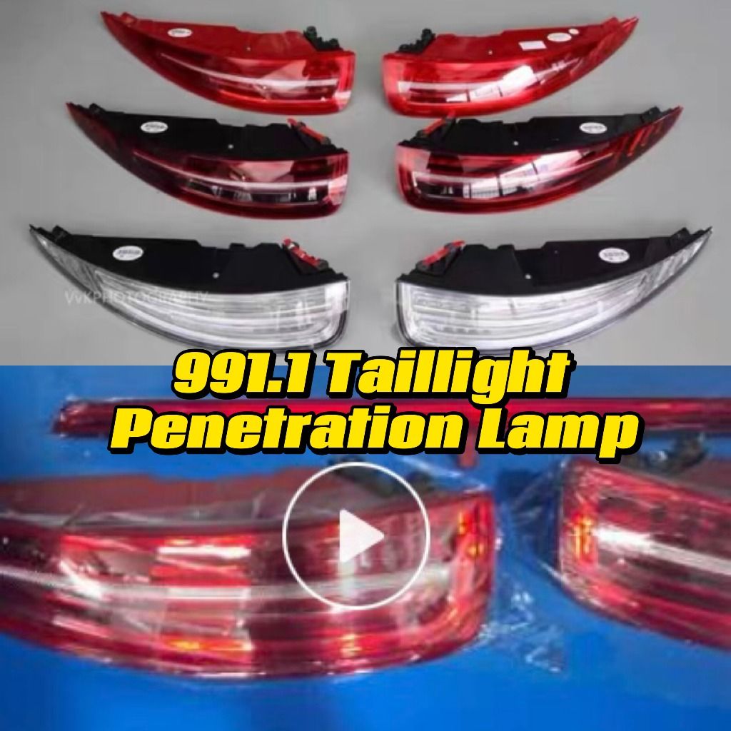 Porsche 911 991.1 991.2 Taillights, Full-width Lights, Turn Signals ...