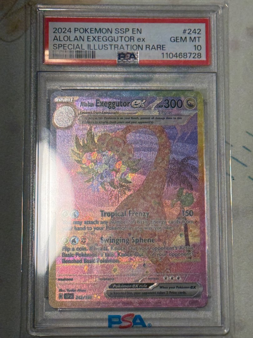 [PSA 10 English] Alolan Exeggutor EX SIR Surging Sparks Pokemon ...