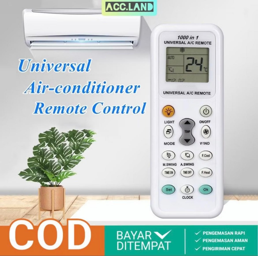 Remote AC Semua Merek AC | Remote AC MULTI UNIVERSAL DIPASTIKAN ...