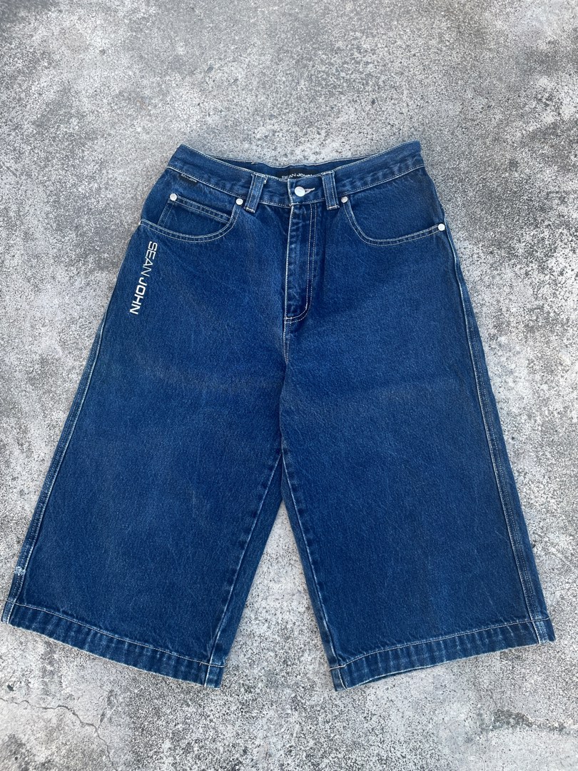 SEAN JOHN LONG JORTS, Men's Fashion, Bottoms, Jeans on Carousell