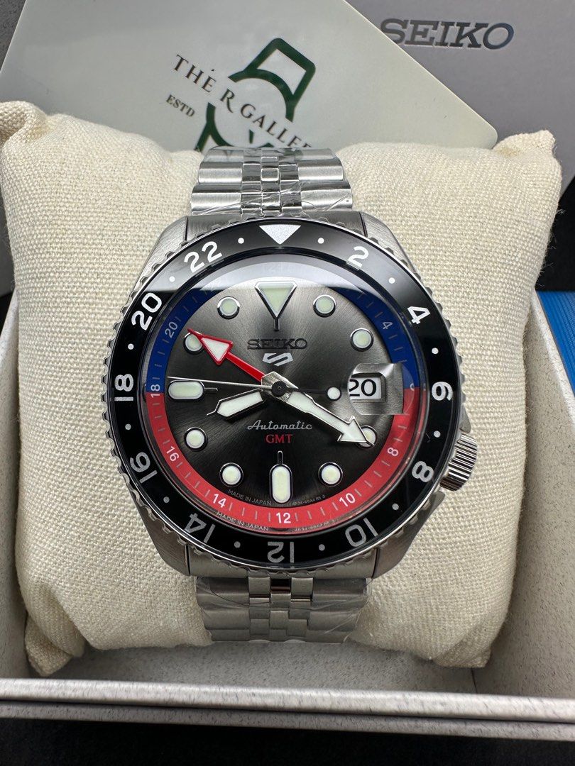 Original Seiko 5 Sports SKX GMT Grey US Edition 42.5mm Automatic 100M ...