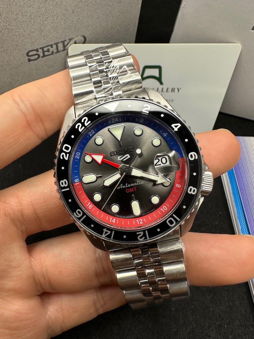 Original Seiko 5 Sports SKX GMT Grey US Edition 42.5mm Automatic 100M ...