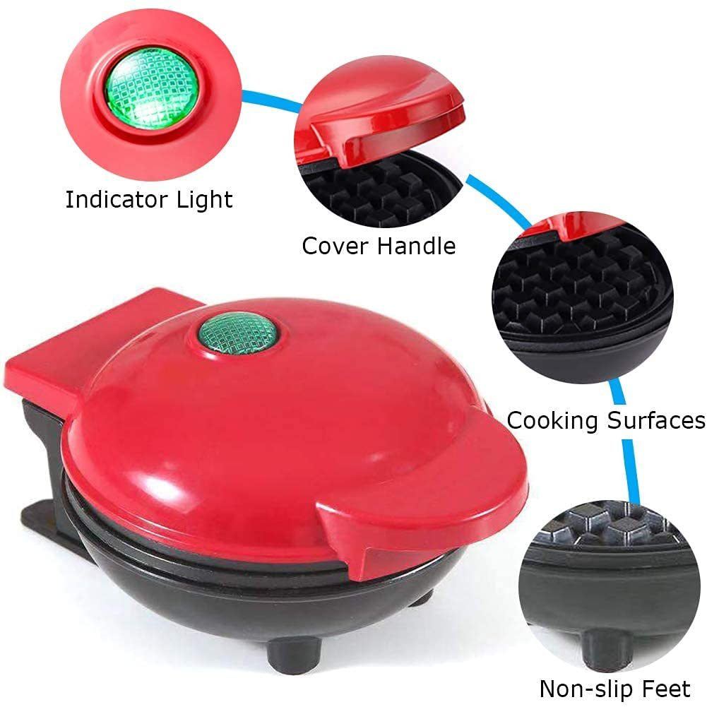 SG [READY STOCK] Mini Waffle Maker 3 in 1 Singapore Eggo Waffle Machine ...