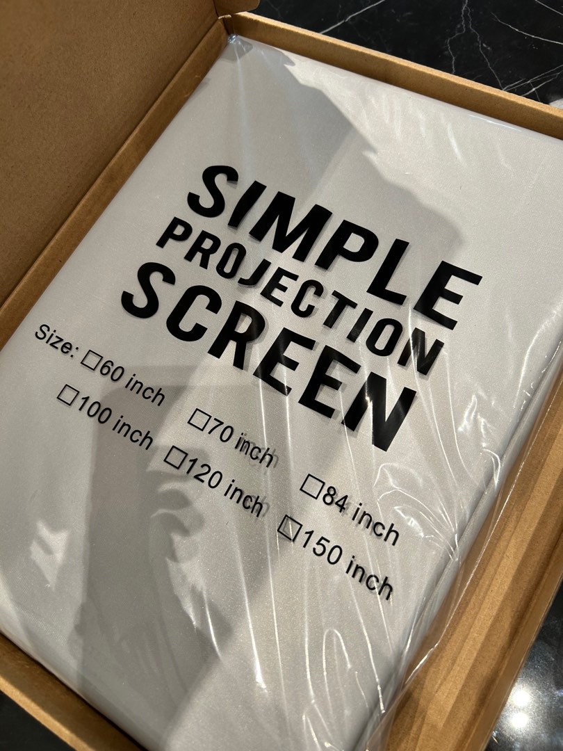 Simple Projection Screen, Computers & Tech, Parts & Accessories, Other ...