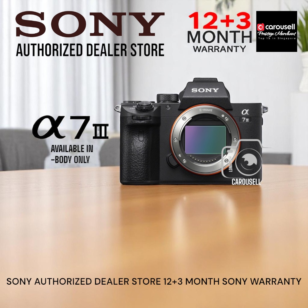 Sony A7 III BODY | A7III | A7M3 | A7 3 | Alpha 7 mark 3 | ILCE-7M3 S ...