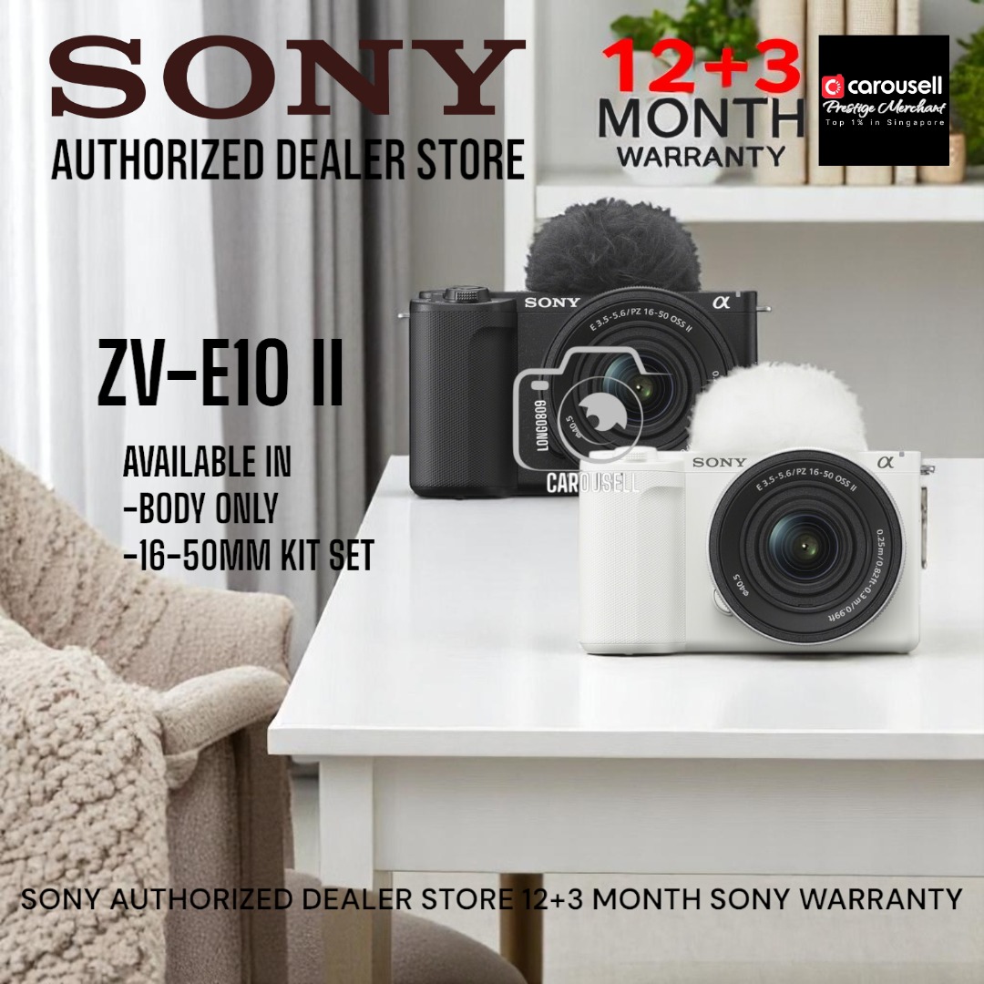 Sony Zv-E10 II | zve10ii | zv e10ii | zve10 ii|zve10 2 | zv-e10m2 | zve 10ii | zve 10m2 ...