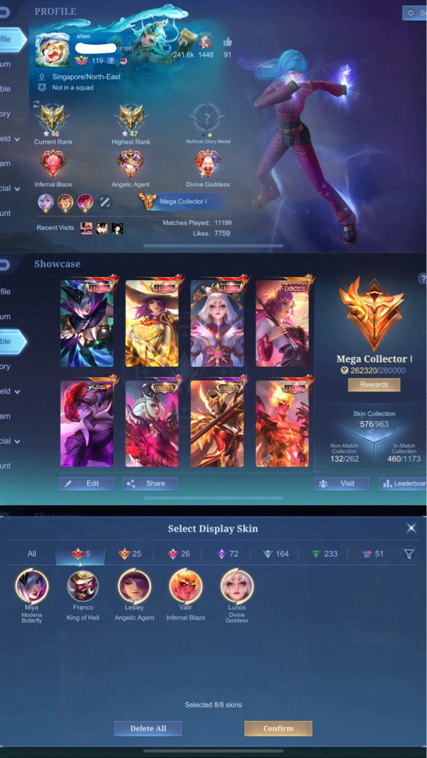 STACKED Mlbb Acc, Video Gaming, Gaming Accessories, Game Gift Cards ...