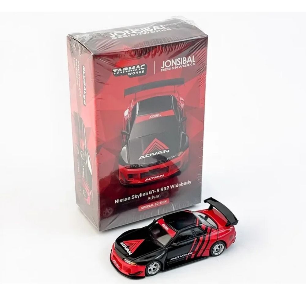 Tarmac Works 1/64 Scale Nissan Skyline GT-R R32 ADVAN Widebody Jonsibal ...
