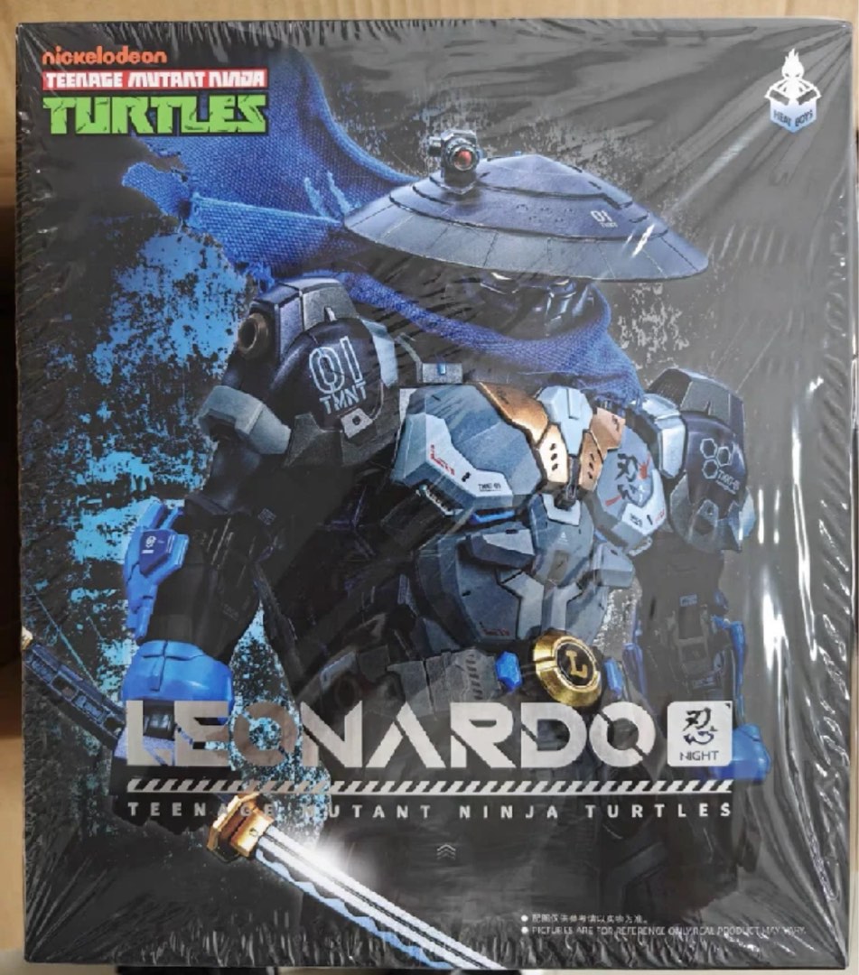Teenage Mutant Ninja Turtles TMNT (NEW) HEATBOYS HB0071 Alloy Mecha Leonardo 40th Anniversary ...