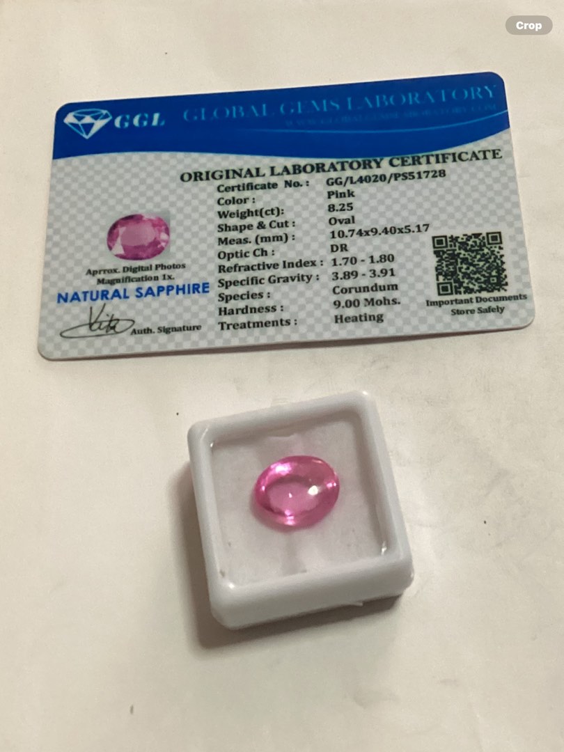 The Ceylon Pinky Sapphire Gemstone, Women's Fashion, Jewelry & Organisers, Precious Stones on ...