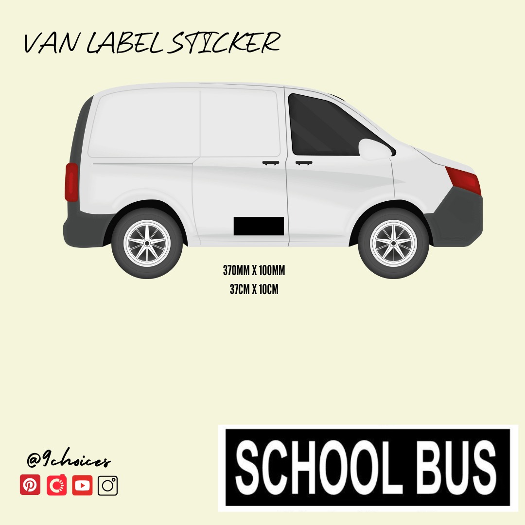Van Label Sticker, Hobbies & Toys, Stationery & Craft, Art & Prints on ...